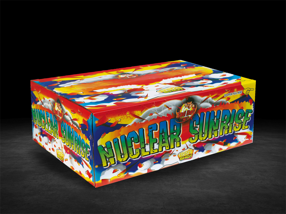 Nuclear Sunrise | 224 Shot Compound | Diamond Fireworks
