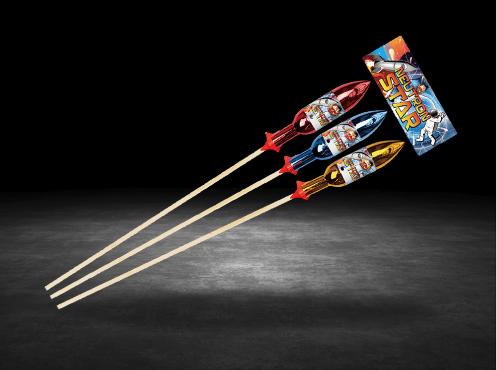 Neutron Star | 3 Rocket Pack | Diamond Fireworks
