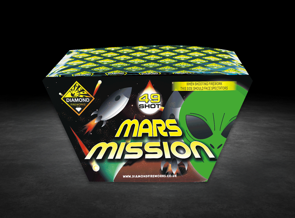 Mars Mission | 49 Shot Barrage | Diamond Fireworks